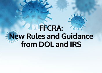 FFCRA: New Rules and Guidance from the DOL and IRS - CDS