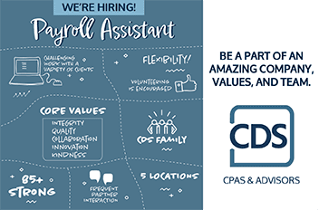 Join our Team as a Payroll Assistant! - CDS